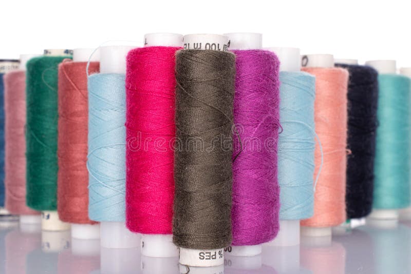 Haberdashery item on white stock image. Image of colors - 180254843