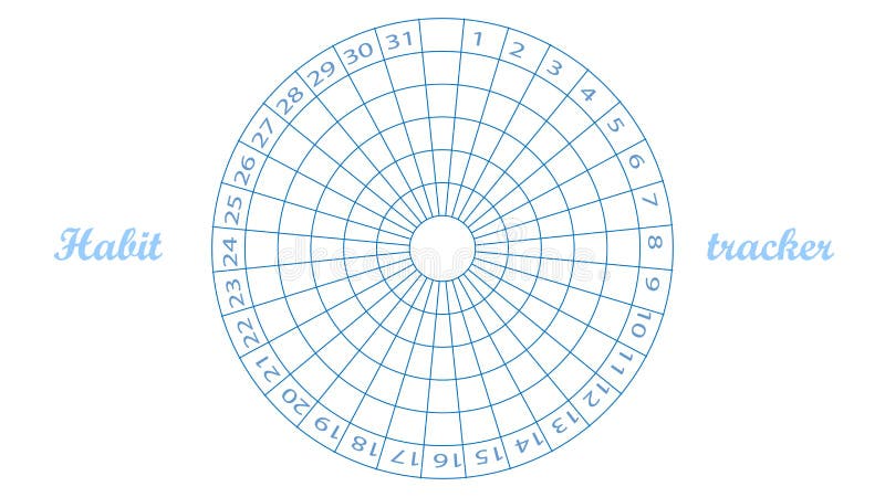 Daily habit tracker vector stock vector. Illustration of regulation ...
