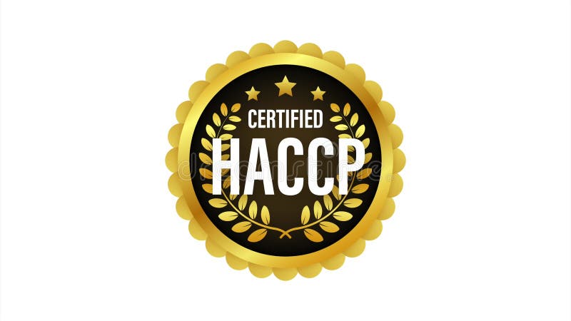 HACCP Certified Icon on White Background. Stock Illustration. Stock ... HACCP Certified Icon on White Background. Stock Illustration. Stock ...