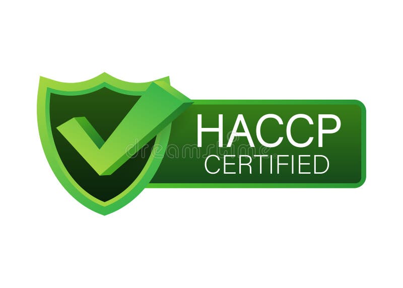 HACCP Certified Icon on Transparent Background. Vector Illustration ... HACCP Certified Icon on Transparent Background. Vector Illustration ...