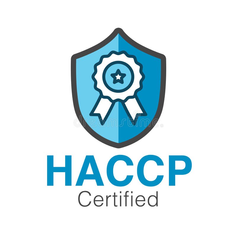 HACCP - Hazard Analysis Critical Control Points Icon with Award or ...