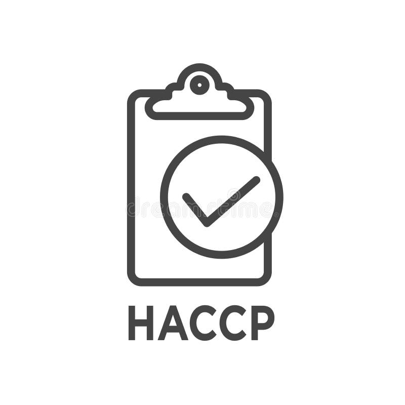 HACCP | Hazard Analysis Critical Control Points Icon with Award or ...