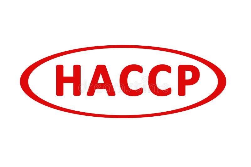 HACCP Hazard Analysis Critical Control Points Icon Stock Illustration ...