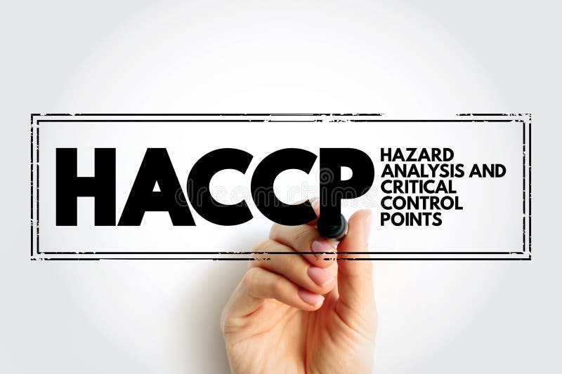 HACCP - Hazard Analysis and Critical Control Points Stamp Acronym ...