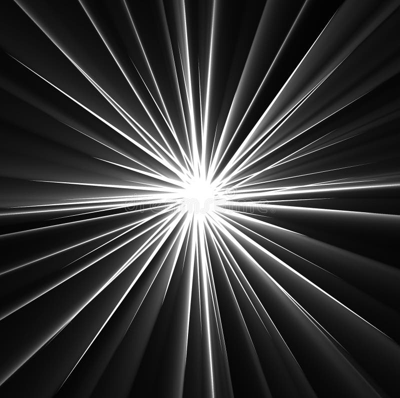 Haces De Rayos De La Luz En Negro Stock de ilustración - Ilustración de ...