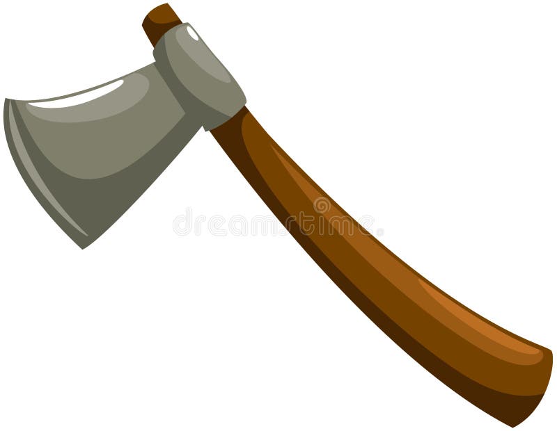 Bosquejo del hacha ilustración del vector. Ilustración de arte - 32250924
