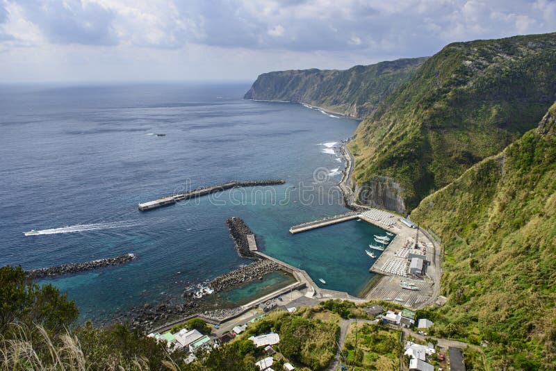 Isla de Hachijojima imagen de archivo. Imagen de cityscape - 43095455