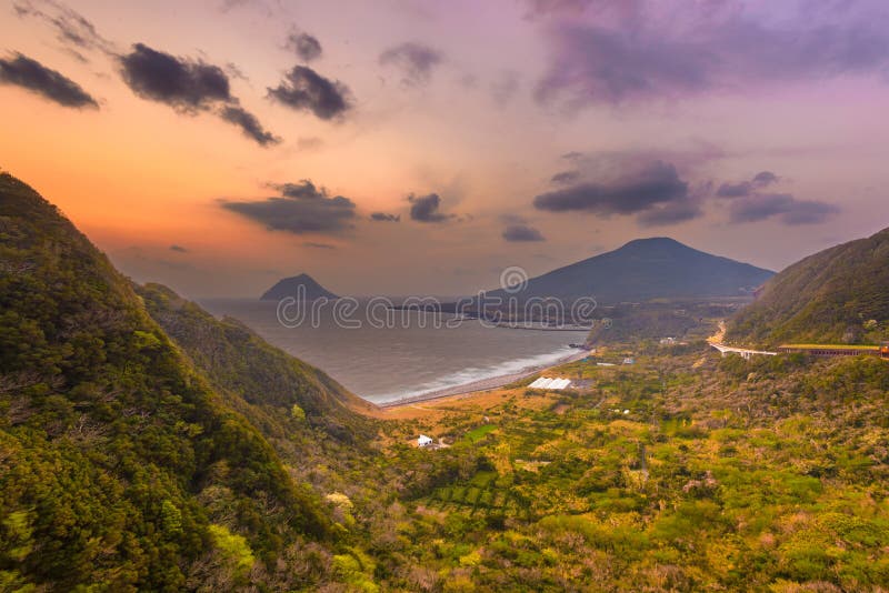 Hachijojima, Het Eilandlandschap Van Tokyo, Japan Stock Foto - Image of ...