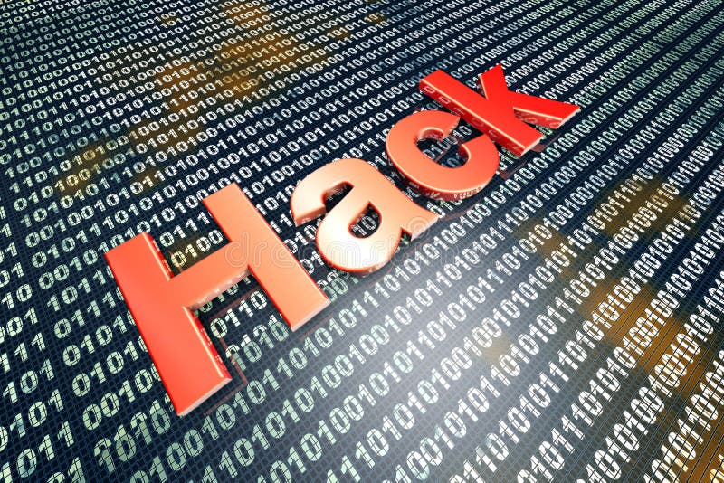 Hack stock illustration. Illustration of network, attack - 72744099