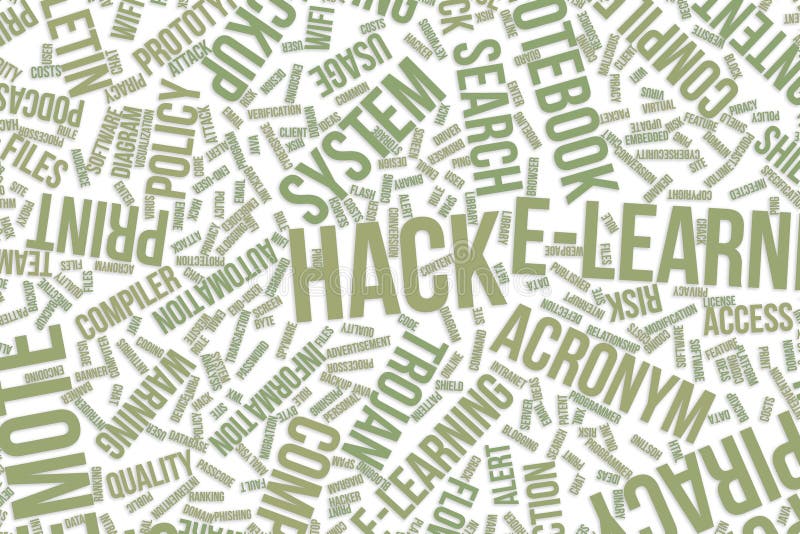 Hack, Conceptual Word Cloud for Business, Information Technology or it ...