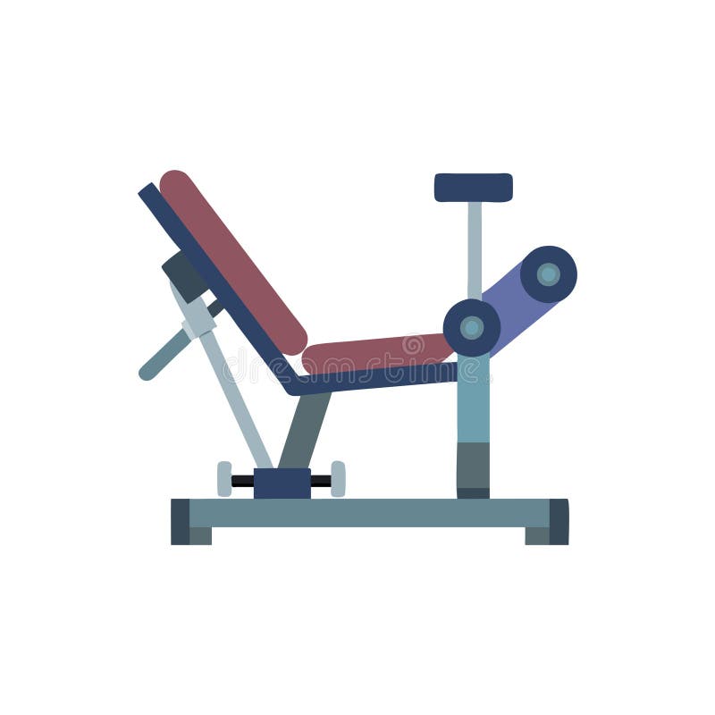 Hack Squat Machine for Lower Body Training Stock Illustration ...