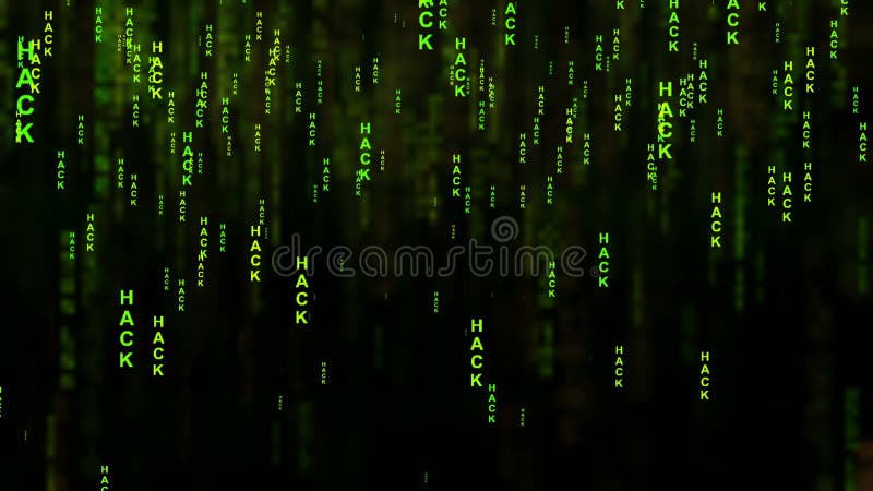 HACK Text Written on an Orange Thought Bubble Stock Illustration ...