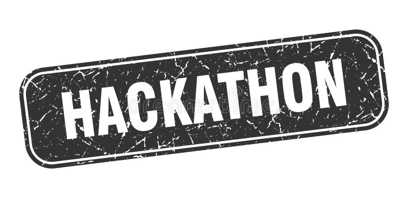 Hackathon Stamp. Hackathon Square Grungy Isolated Sign Stock Vector ...