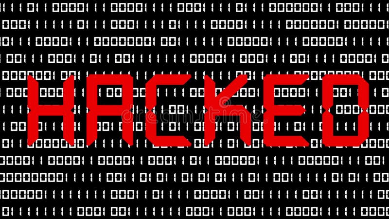 HACKED Flashing Red Warning Lettering - Permanently Changing Binary ...