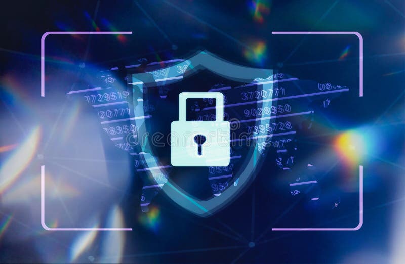 Hacked and locked computer stock image. Image of hacked - 302740611