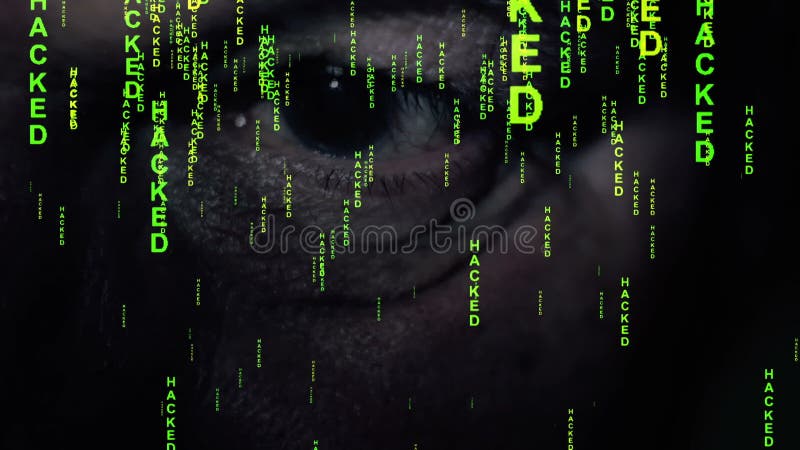 System Warning, Hacking Attempt Error Message on Screen Animation ...