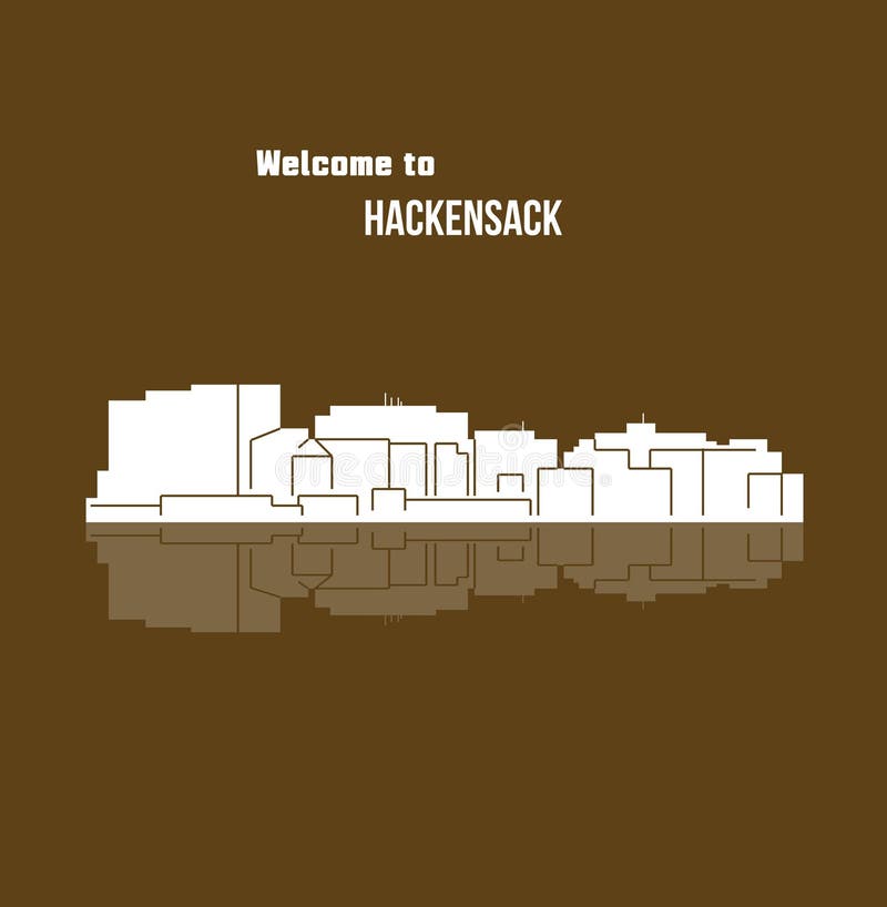 Hackensack, New Jersey stock vector. Illustration of screenshot - 298053080