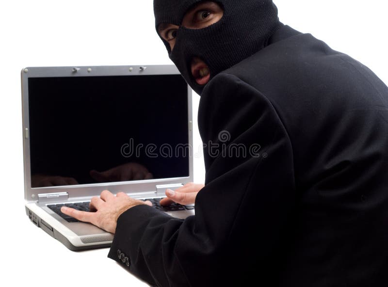 Hacker stock image. Image of evil, mobster, male, bandit - 6433099