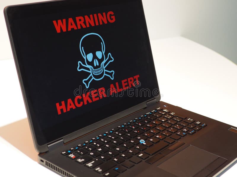 Hacker Alert concept. stock image. Image of internet - 109196739