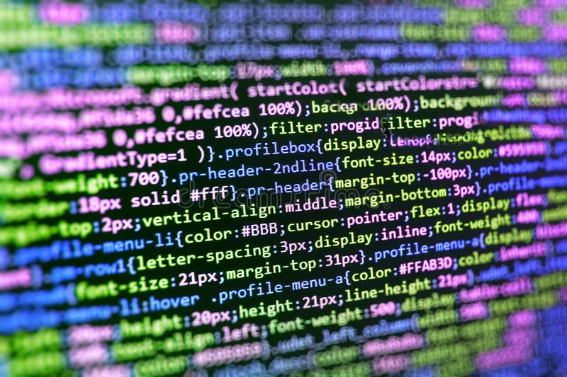 Hacker Api Text On The Computer Screen Stock Image Image Of Java Hypertext 119514951