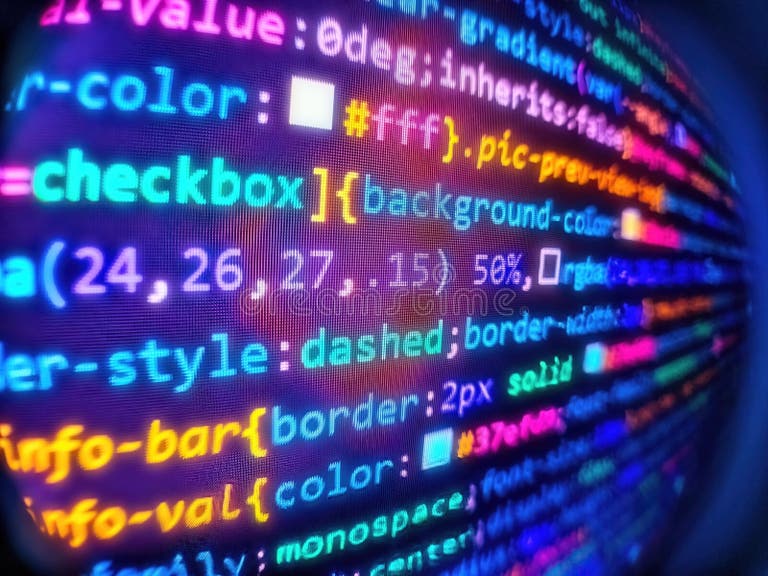 Hacker Api Text on the Computer Screen. Internet Securit. Developing ...