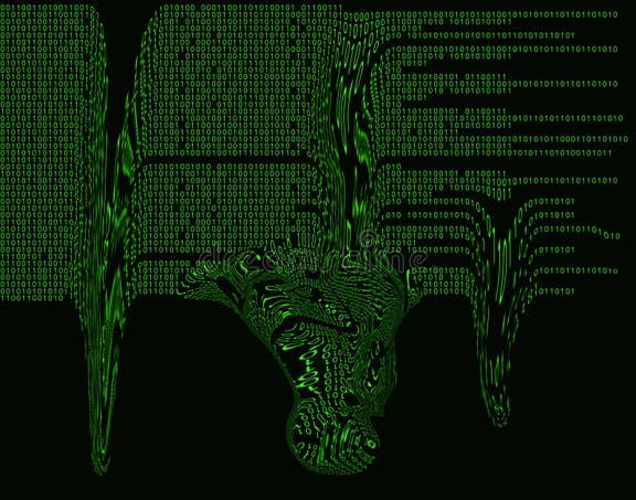 Hacker Attack Binary Code 2 / Computer Digital Meltdown Stock Image - Image of dreams ...