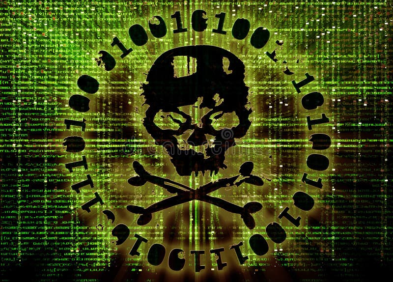 Hacker attack concept stock illustration. Illustration of hightech - 29870621