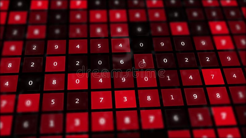 Hacker Attack and Data Breach Numbers Display. Stock Video - Video of ...