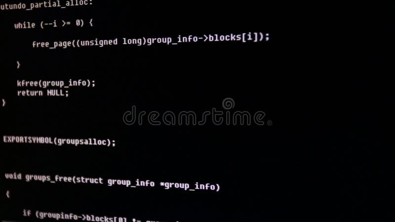 Hacker Attack Detected On The Screen Screen Was Set Up Computer With Code Programs Hacking
