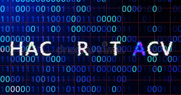 Hacker Attack System Hacked Computer Glitch Virus Inter System Hacking ...