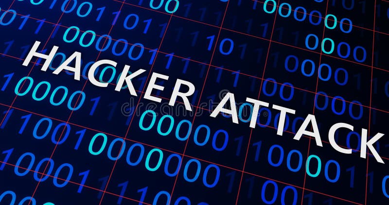 Hacker Attack System Hacked Computer Glitch Virus Inter System Hacking Concept. Stock ...
