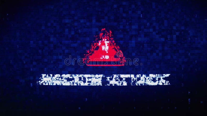 Digital Hacker Program Coding Cyber Screen Futuristic Hacking Codes Loop Background Stock