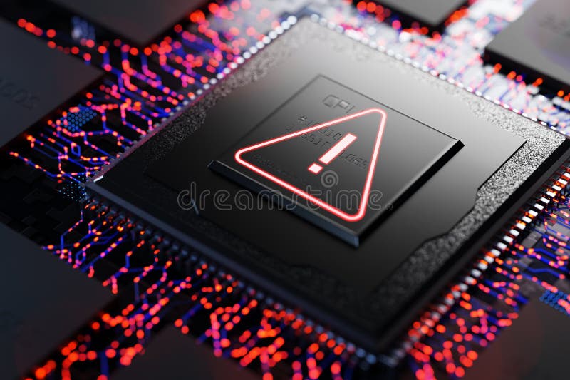 Hacker Attack Virus Attack Ddos Attacks Personal Data Protection System Notification Stock