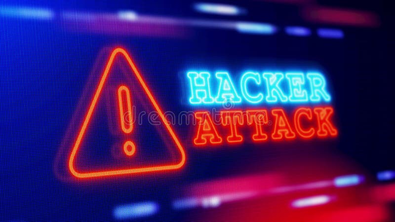 Phishing Attack Warning Alert Screen Loop Blinking Glitch Animation Stock Footage Video Of 9517