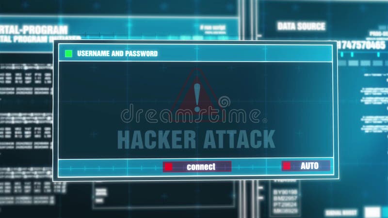 Digital System Security Error Noise Glitch Effect Tv Screen Loop Animation Background. Stock ...