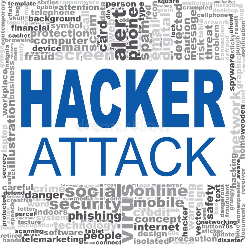 Hacker Attack Word Tag Cloud Stock Illustrations – 361 Hacker Attack ...
