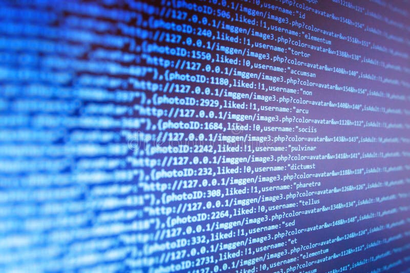 Hacker Breaching Net Security. Source Code Stock Photo - Image of jquery, hacker: 124596914