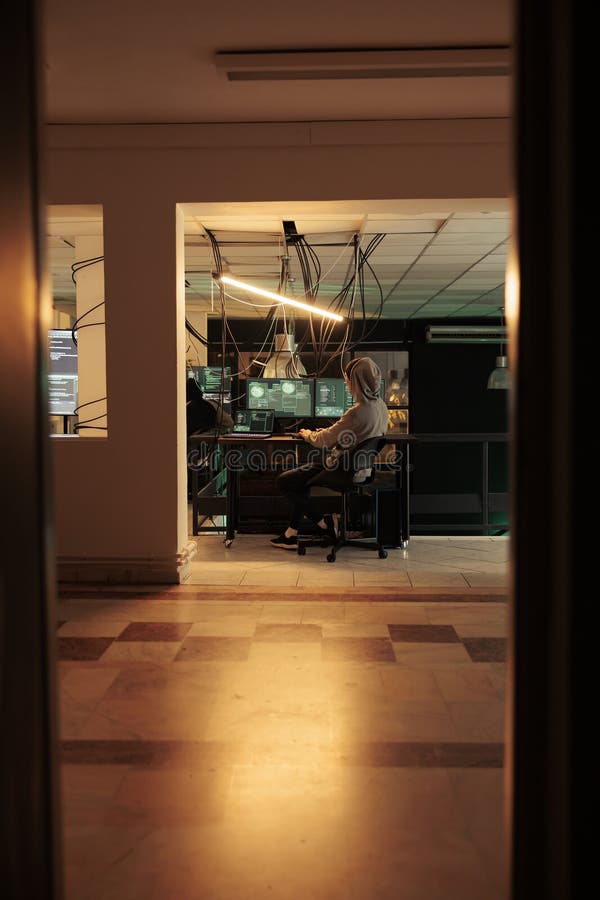 Hacker Coding Web Virus Program, Stealing Privacy Information Stock ...