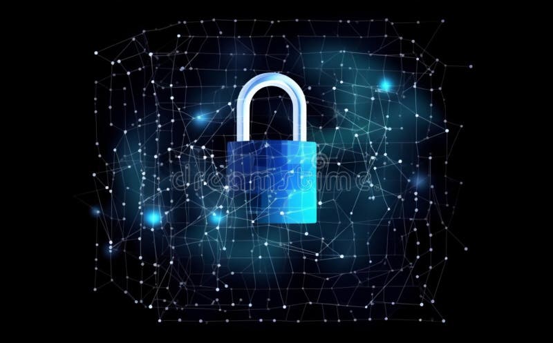 Security Information Cyber Digital Lock Technology Cyberspace System ...