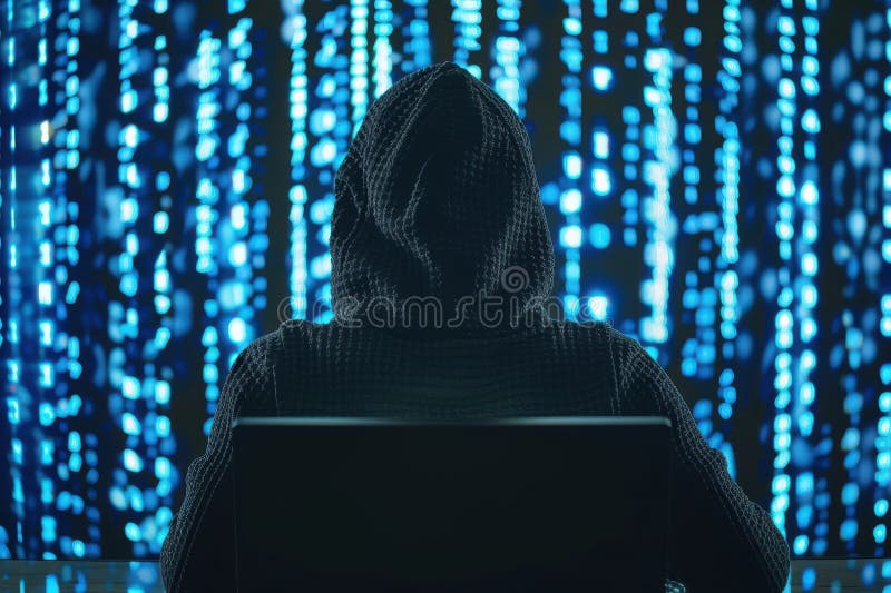 Hacker and Cyber Attack Concept. Hacker Making Virus Send To Network Stock Image - Image of data ...