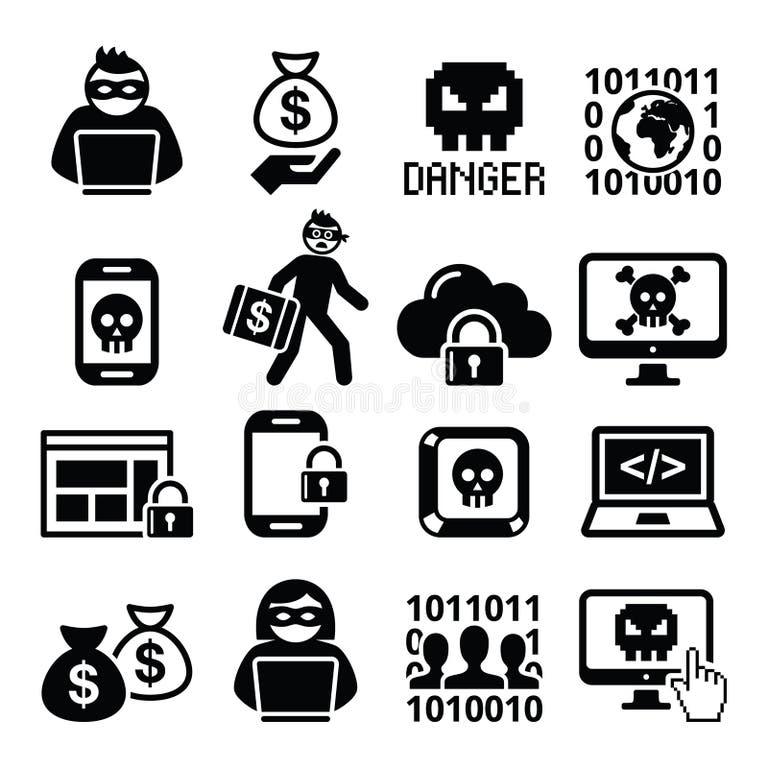Cyber Attack Icons Stock Illustrations – 6,566 Cyber Attack Icons Stock ...