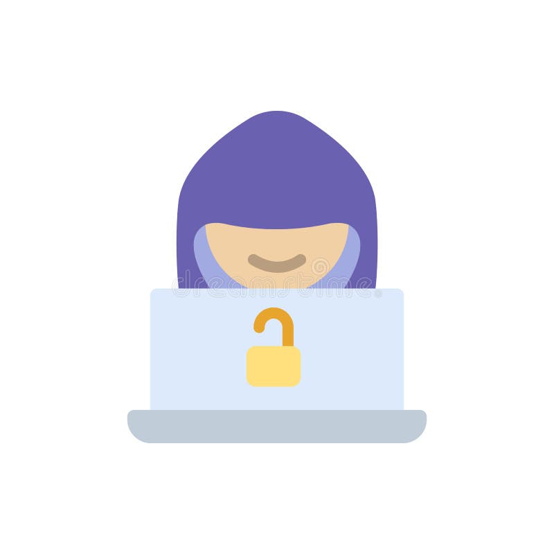 Hacker Cyber Attack Icon. Simple Line, Outline Vector Elements of Hacks Icons for Ui and Ux ...