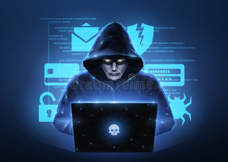 DDOS Attack, Hacker Bomb. Denial of Service. Vector Stock Illustration ...