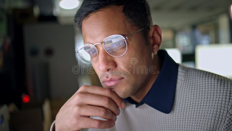 Hacker Cyber Security Or Digital Programmer Man Thinking Database Coding And Web Designer Or 7473