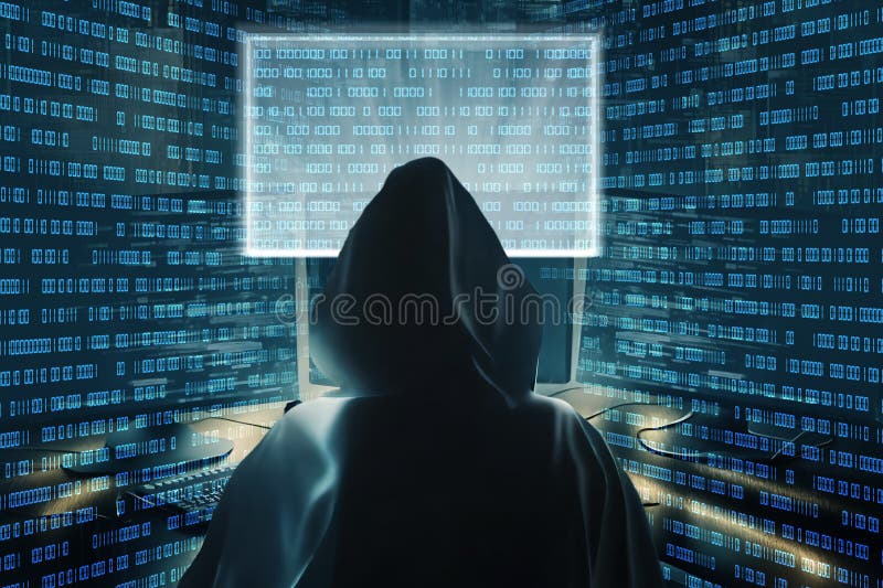 Image Is Generated Using Ai Hacker Cyber Attack Stock Illustration 8316