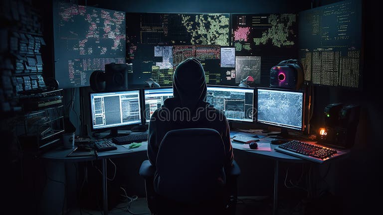 Room Multiple Computer Screens Stock Illustrations – 2,233 Room Multiple Computer Screens Stock ...