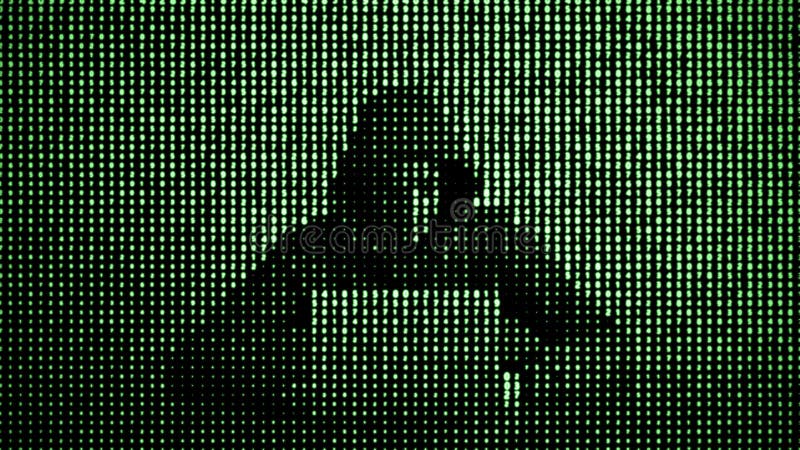Hacker In Data Security Concept Hacker Using Laptop Hacking The