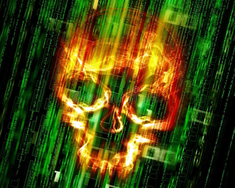 Hacker stock illustration. Illustration of design, danger - 33602158