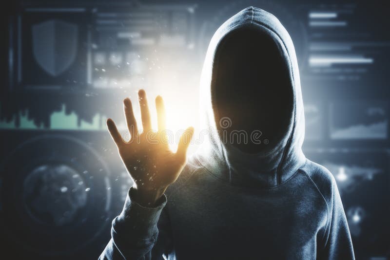 Hacking and Phishing Concept Stock Photo - Image of crime, cyber: 135507668