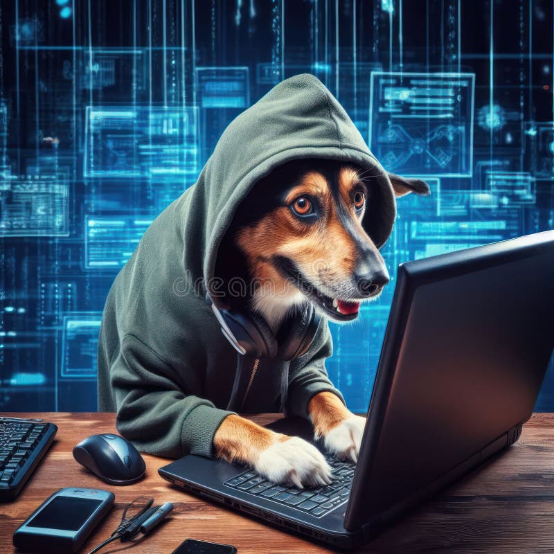 Hacker Dog Stock Illustrations – 272 Hacker Dog Stock Illustrations ...